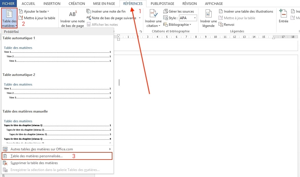 Comment faire un sommaire automatique sur Word ? - Academie Avec Comment faire un sommaire automatique sur Word ? - Academie Avec