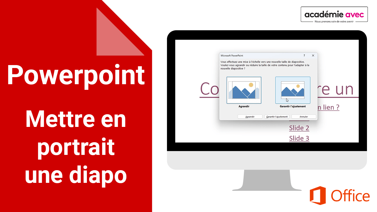 Comment mettre PowerPoint en portrait ? - Academie Avec